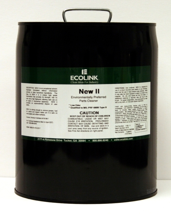 NEW II - 5 Gallon Pail - Environmentally Preferred Parts Cleaner | Ecolink